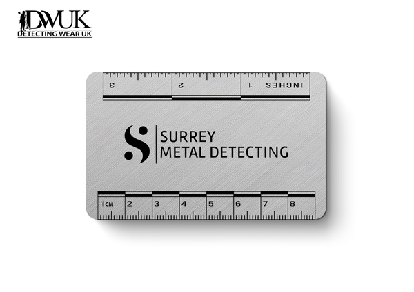 Surrey Metal Detecting Scale Card – Detecting Wear UK